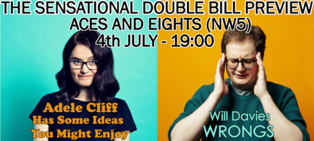 Adele Cliff and Will Davies - Sensational Double Bill Preview - Aces and Eights Saloon Bar