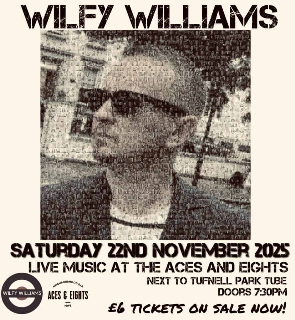 Wilfy Williams + special guests. - Aces and Eights Saloon Bar