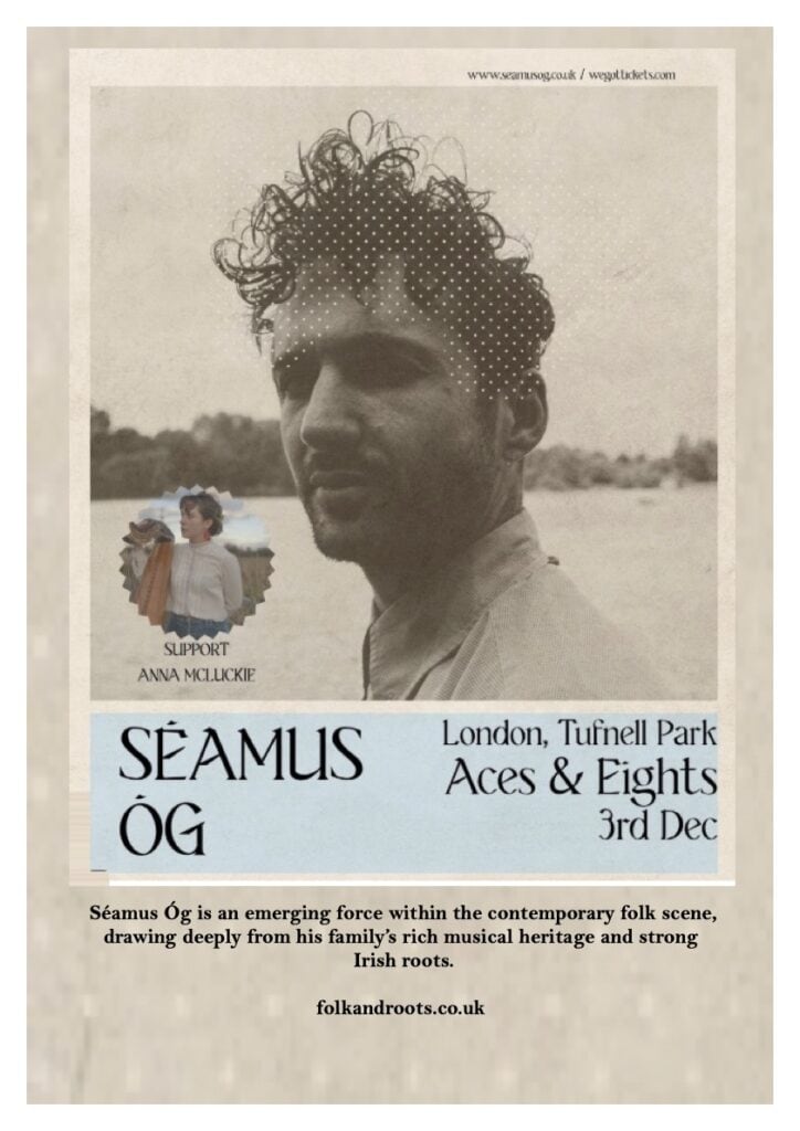FolkAndRoots Present Seamus Og + Anna McLuckie - Aces and Eights Saloon Bar